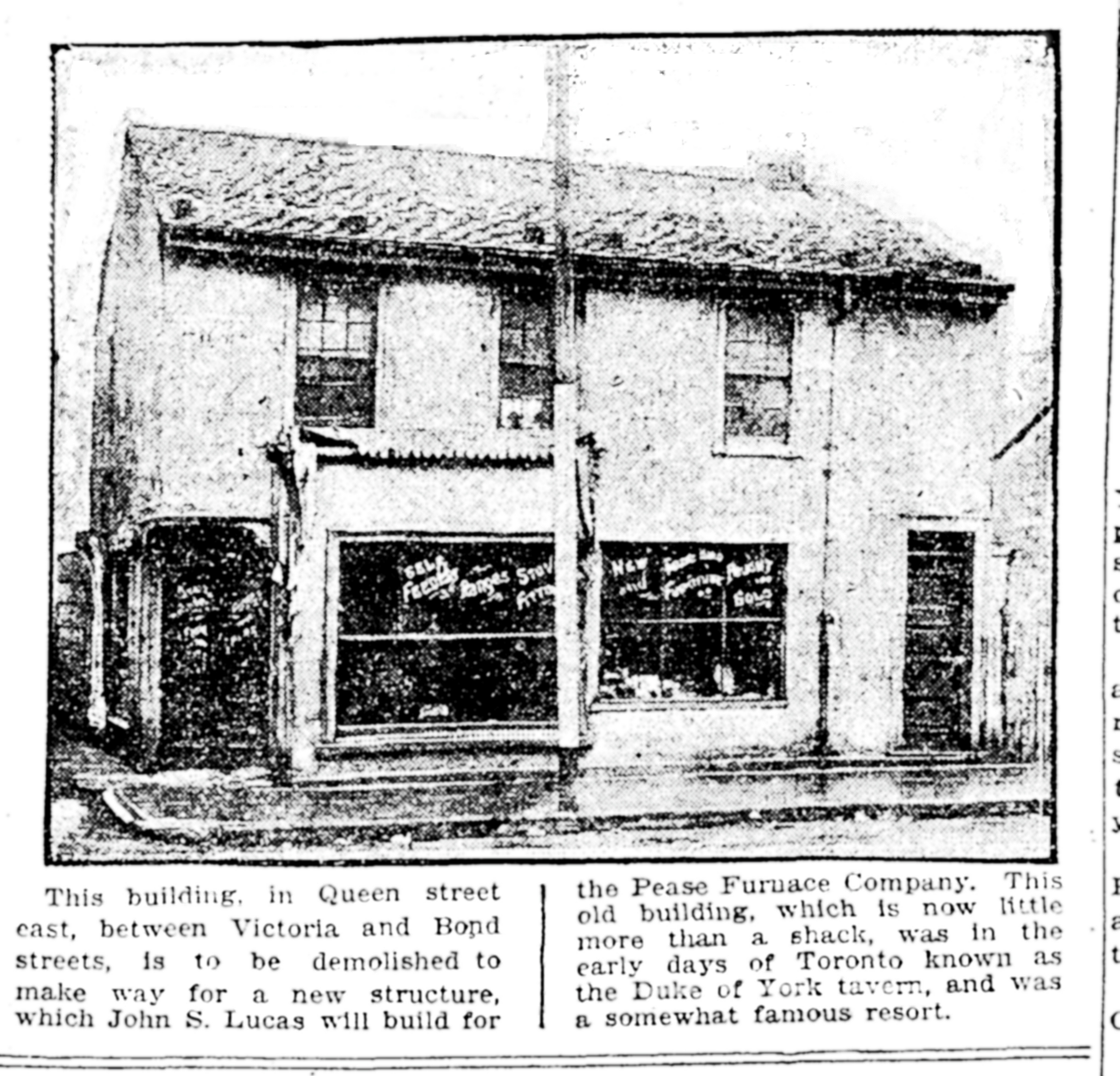 Duke of York – Leslieville Historical Society
