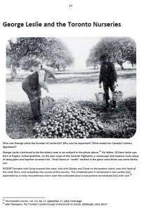 George Leslie and the Toronto Nurseries – Leslieville Historical Society