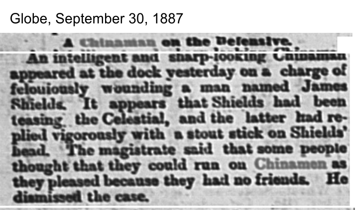 Globe, Sept. 30, 1887 – Leslieville Historical Society