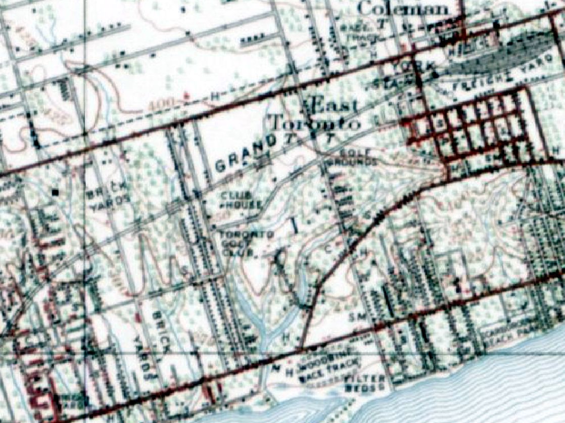 Topographical Map 1909 Midway 1909 – Leslieville Historical Society